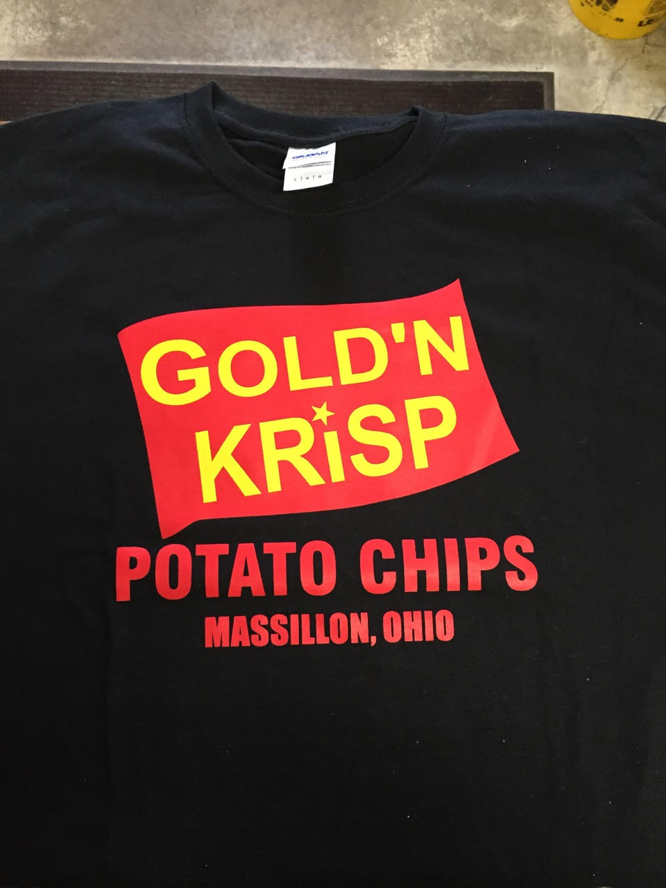 Short sleeve t-shirt – Gold'N Krisp Potato Chips