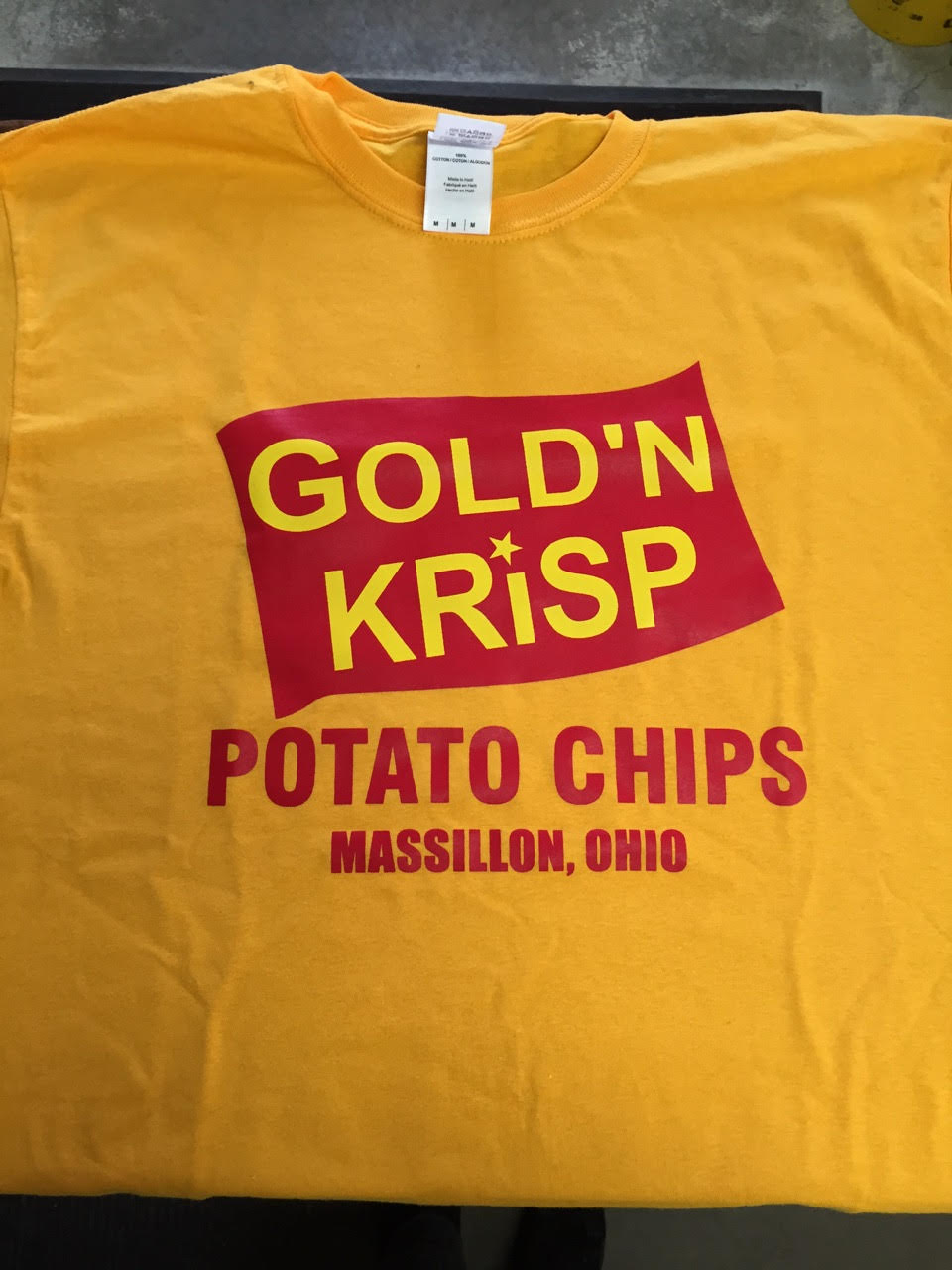 Short sleeve t-shirt – Gold'N Krisp Potato Chips